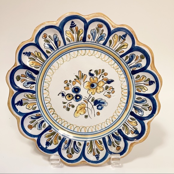 Vintage | Art | Beautiful Handpainted Spanish Talavera Majolica Ceramic ...